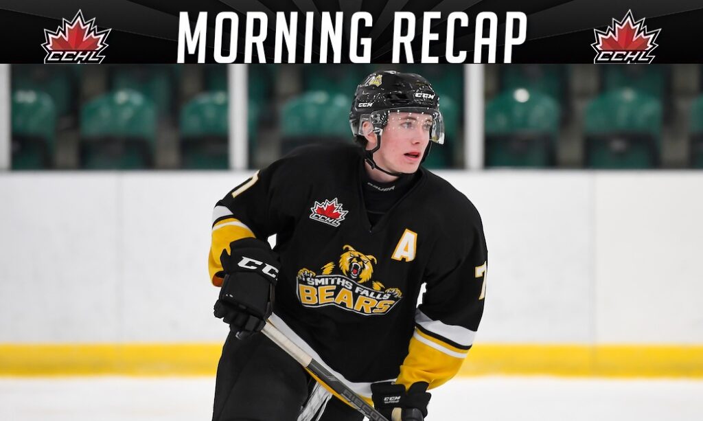 CCHL Recap | 73’s top Colts Thursday night | CCHL- Central Canada ...