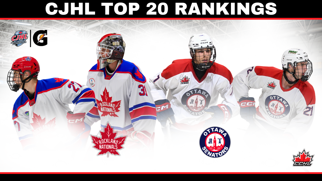 CJHL Top 20 Rankings – November 17, 2025 | CCHL- Central Canada Hockey ...